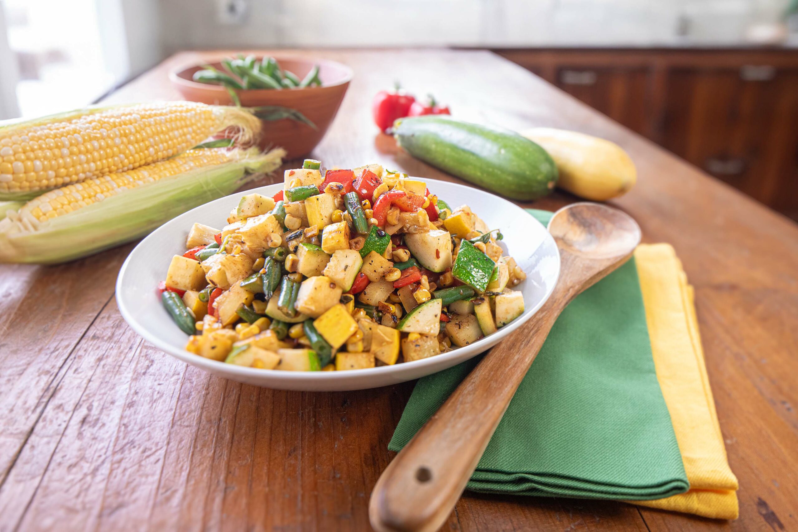 Florida Green Bean, Squash and Sweet Corn Saute - Fresh From Florida ...